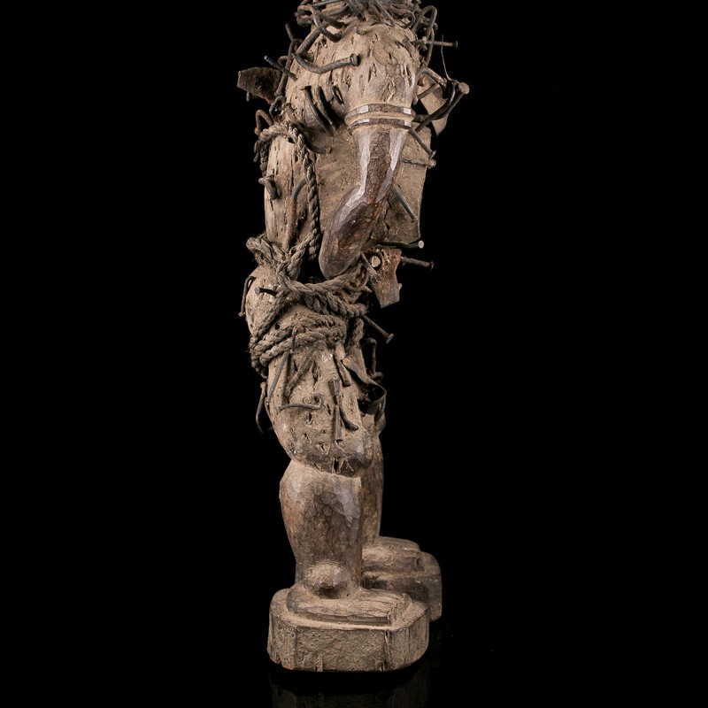 Large Kongo Nkisi Nkonde figure - Auctions African Art Gallery