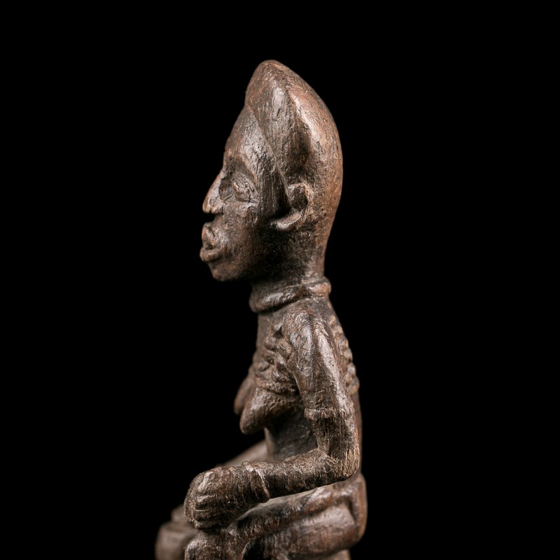 Couple of Kongo figures with Pfemba maternity Congo - African Art Gallery
