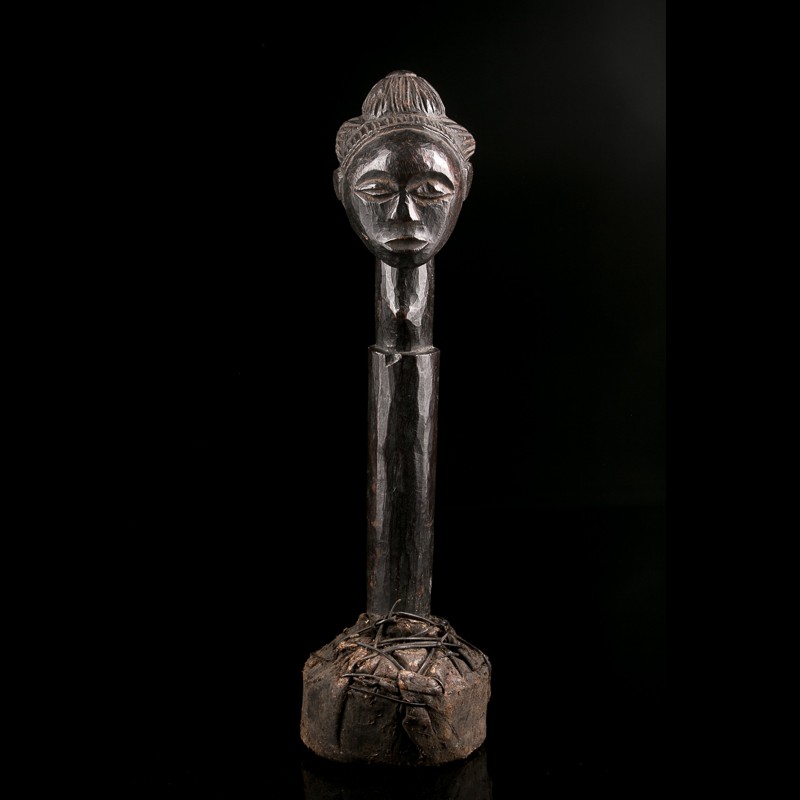 Pilon divinatoire Lubuko Luba Kalundwe - Art Africain Traditionnel Galerie