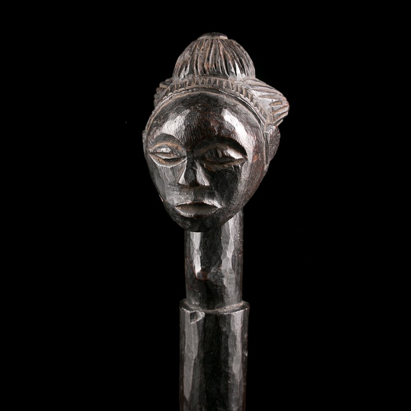 Pilon divinatoire Lubuko Luba Kalundwe - Art Africain Traditionnel Galerie