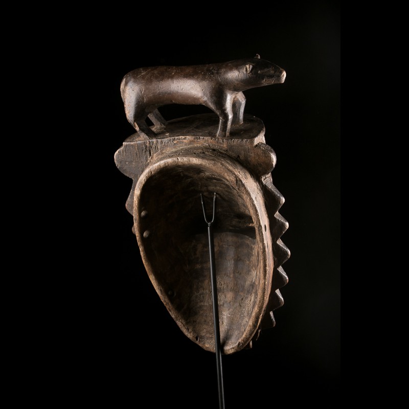 Masque africain portrait Yohouré Baoulé - Art Traditionnel Galerie