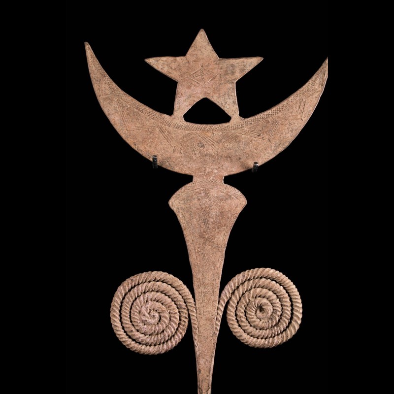Primitive iron currency - Chamba - Nigeria - traditional african art