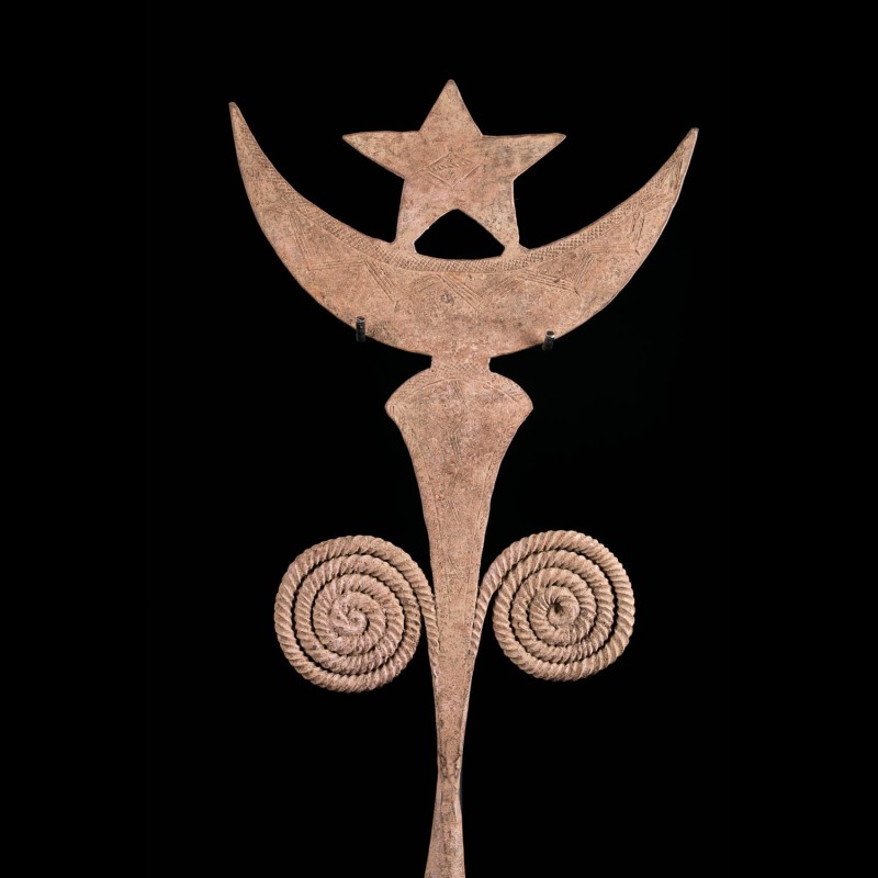 Primitive iron currency - Chamba - Nigeria - traditional african art