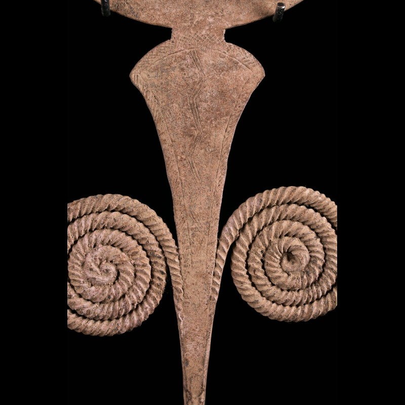 Primitive iron currency - Chamba - Nigeria - traditional african art