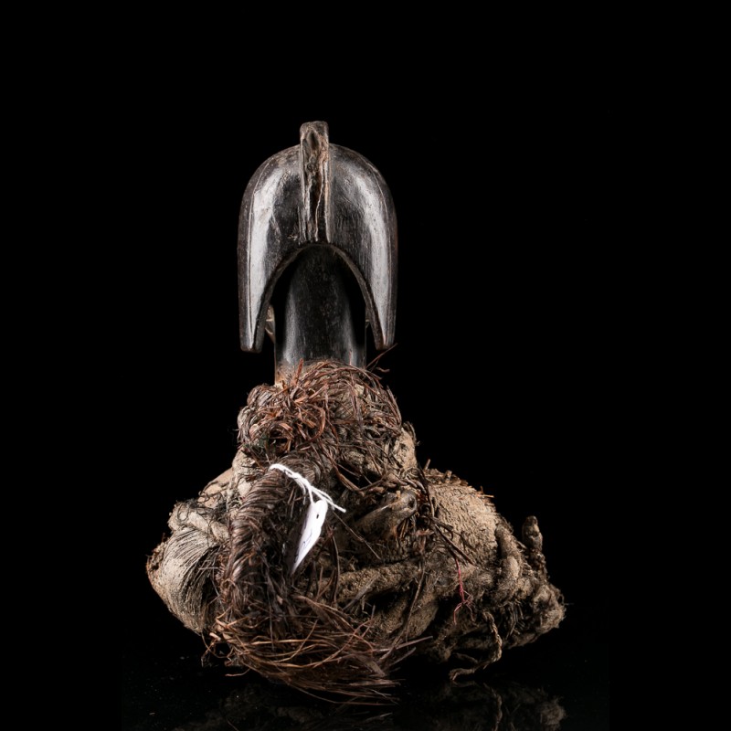 Tête reliquaire Fang Betsi Añgokh Nlô Byeri - Art Africain Traditionnel