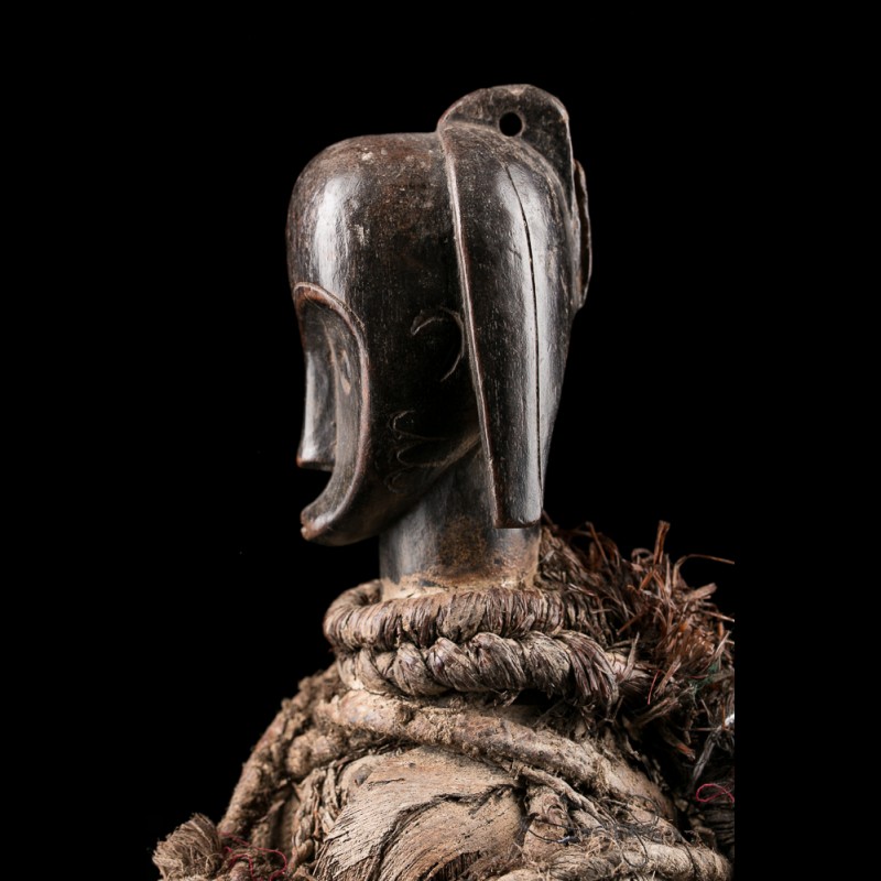 Tête reliquaire Fang Betsi Añgokh Nlô Byeri - Art Africain Traditionnel