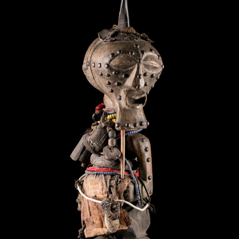 Great Songye Nkishi power figure Congo - African Art Gallery