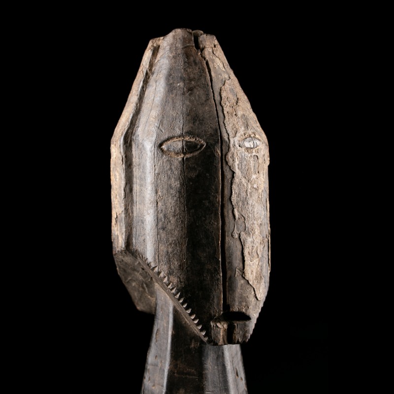 Tête Sikasingo Bembe Kalunga janus Congo - Art Africain Traditionnel