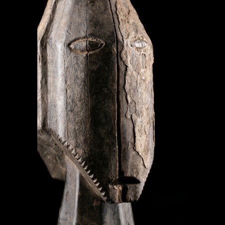 Tête Sikasingo Bembe Kalunga janus Congo - Art Africain Traditionnel