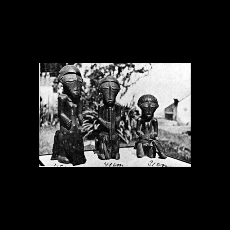 Tête Sikasingo Bembe Kalunga janus Congo - Art Africain Traditionnel