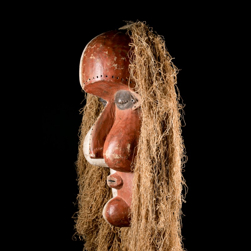 Suku Kakuungu mask Mukanda Congo - African Art Gallery