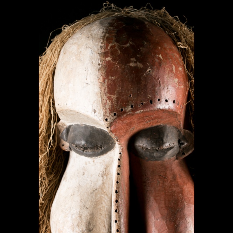 Suku Kakuungu mask Mukanda Congo - African Art Gallery