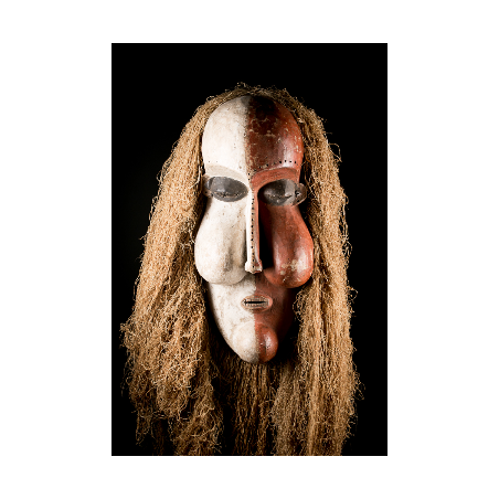 Suku Kakuungu mask Mukanda Congo - African Art Gallery