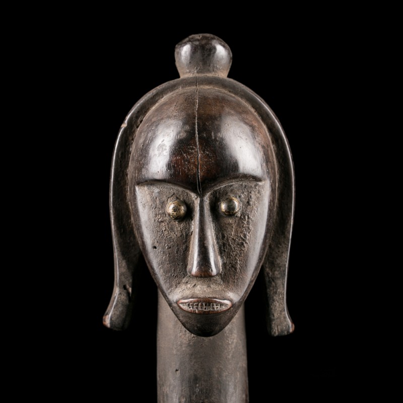 Fang Angokh Nlo reliquary head - African byeri from Gabon african art ...