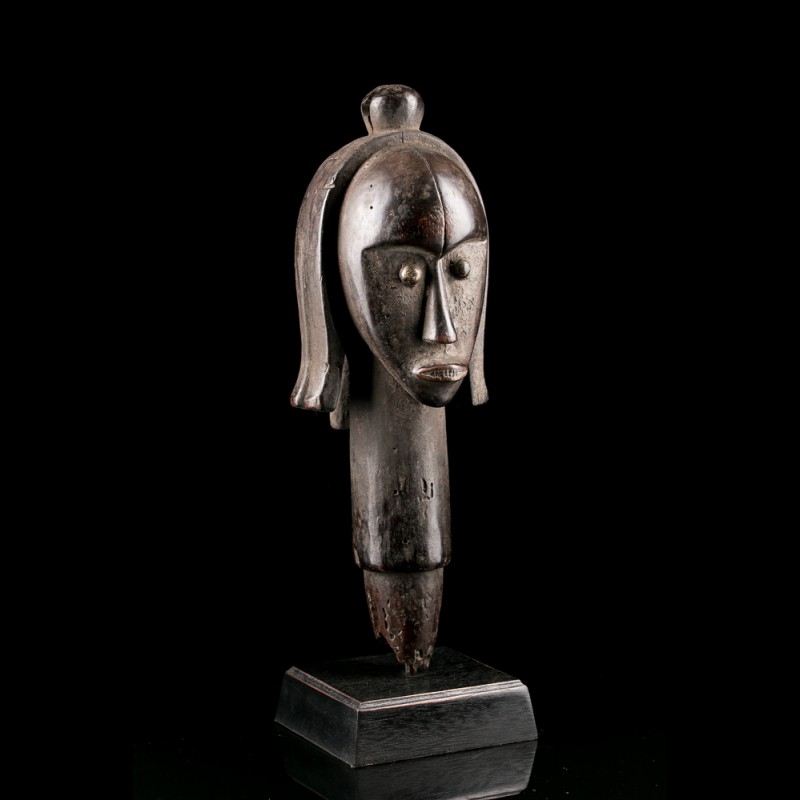 Fang Angokh Nlo reliquary head - African byeri from Gabon african art ...