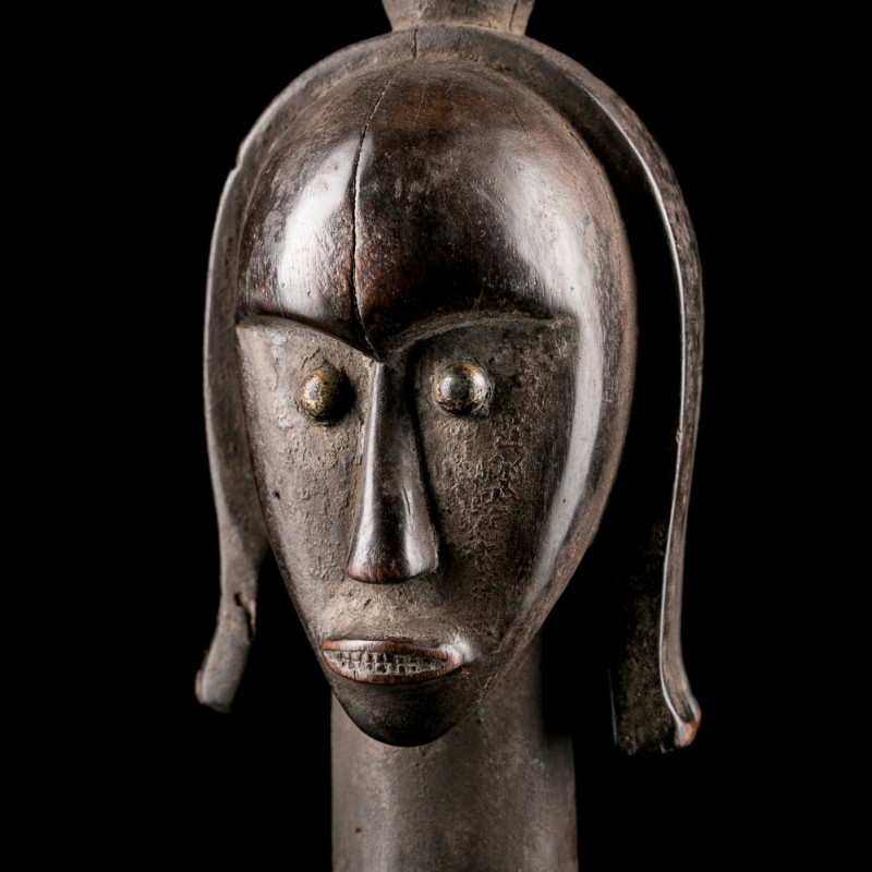 Fang Angokh Nlo reliquary head - African byeri from Gabon african art ...