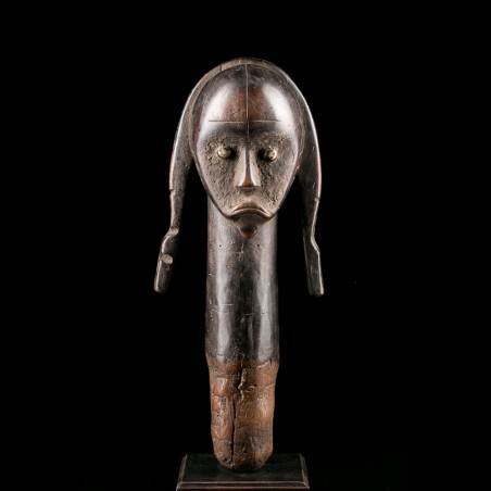 Fang Byeri Angokh Nlo reliquary head Gabon - African Art Gallery