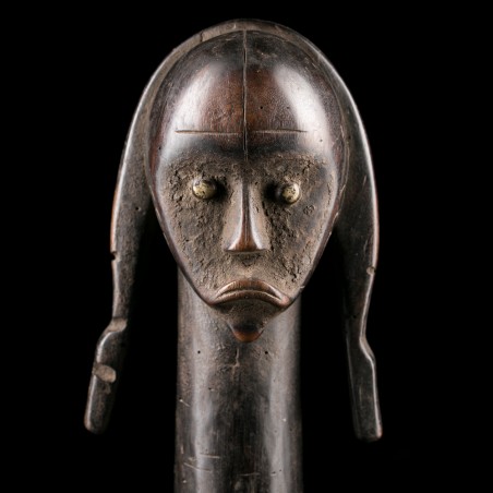 Fang Byeri Angokh Nlo reliquary head Gabon - African Art Gallery