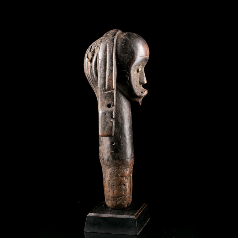 Fang Byeri Angokh Nlo reliquary head Gabon - African Art Gallery