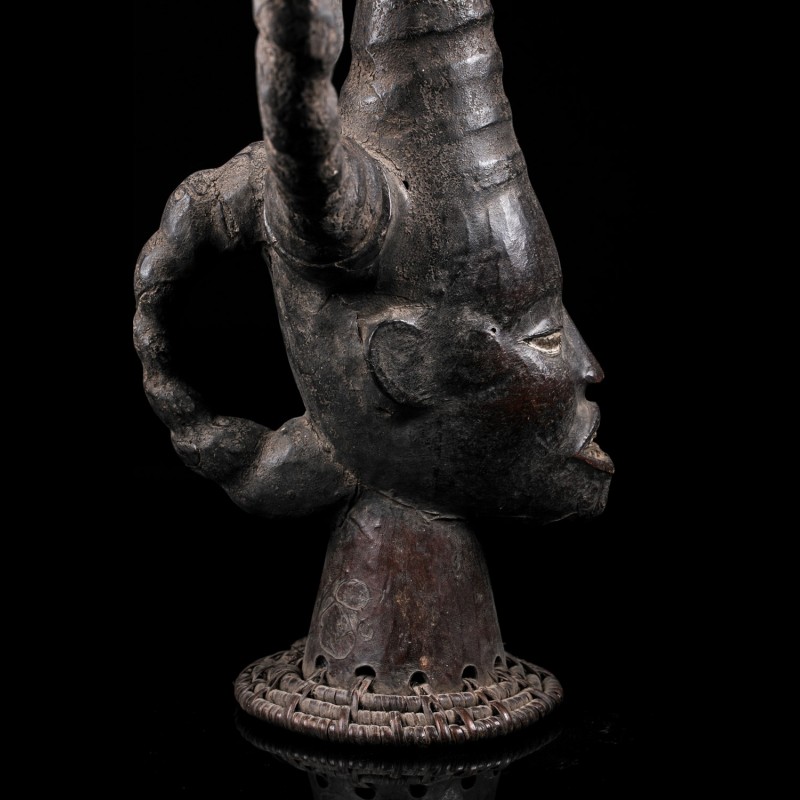 Crest mask - Ejagham / Ekoi - Cameroon - traditionnal african art