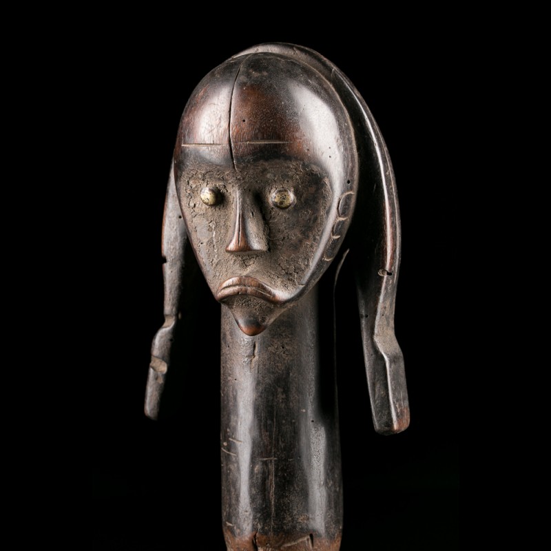 Fang Byeri Angokh Nlo reliquary head Gabon - African Art Gallery