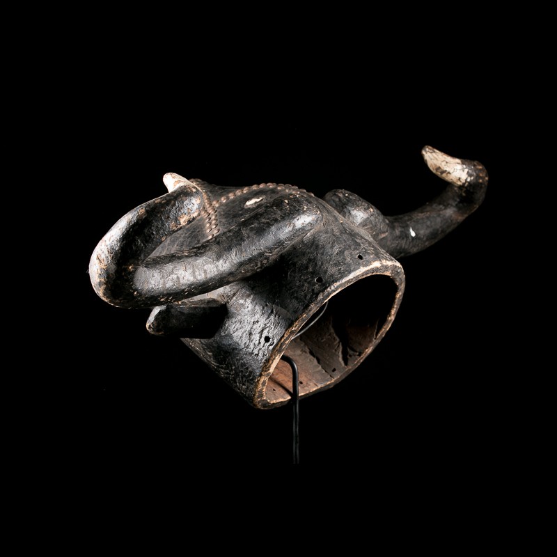 Tabwa Kiyunde buffalo helmet mask Congo - African Art Gallery