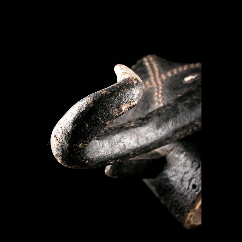 Tabwa Kiyunde buffalo helmet mask Congo - African Art Gallery
