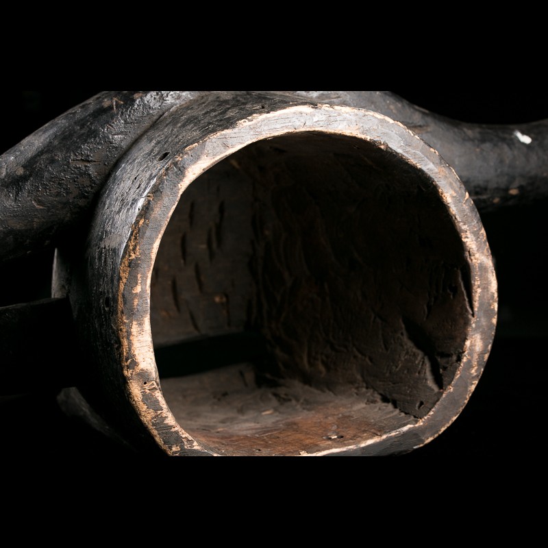Tabwa Kiyunde buffalo helmet mask Congo - African Art Gallery