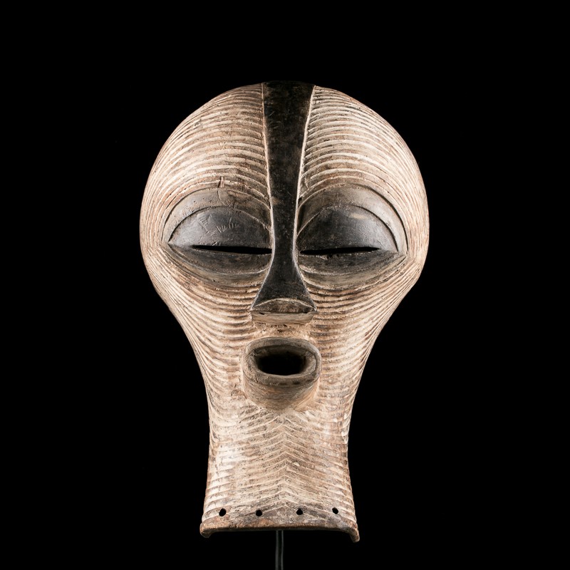 Masque Songye Kalebwe Kifwebe Kikashi Congo - Art Africain Traditionnel