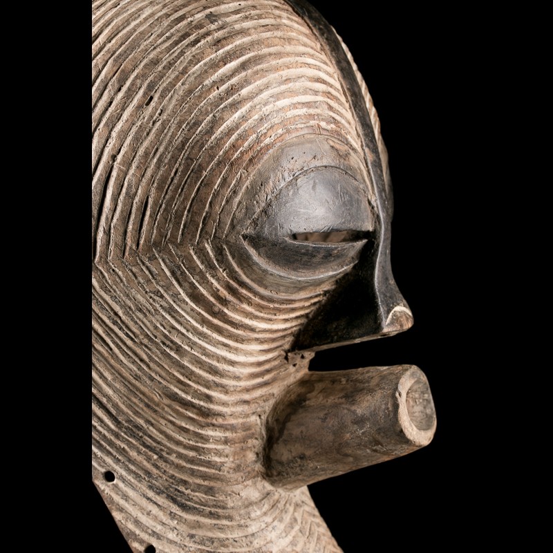 Songye Kalebwe Kifwebe Kikashi mask Congo - African Art Gallery