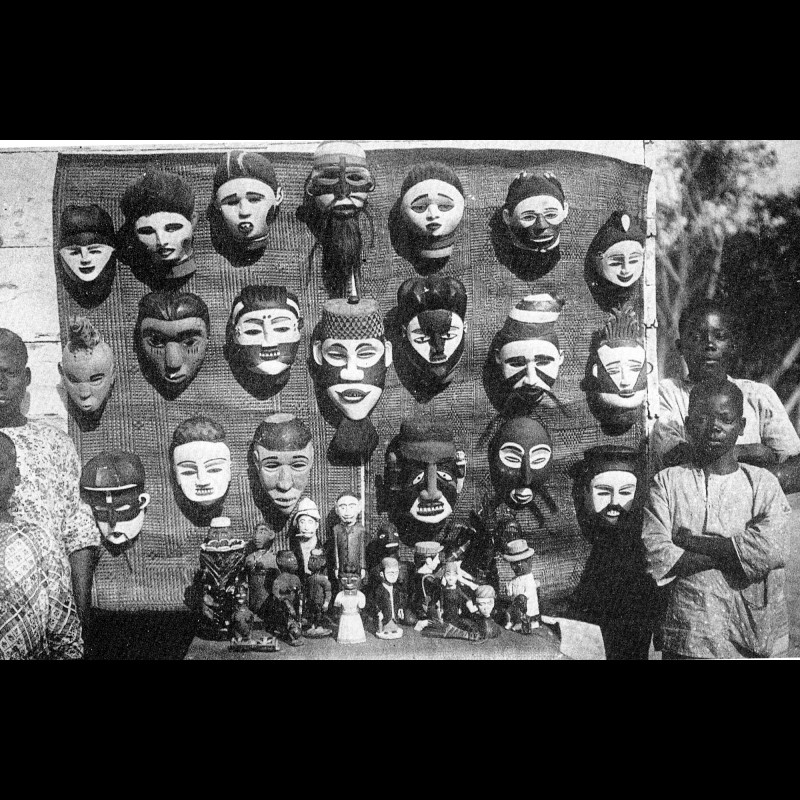 Kongo Ngobudi mask Congo - African Art Gallery