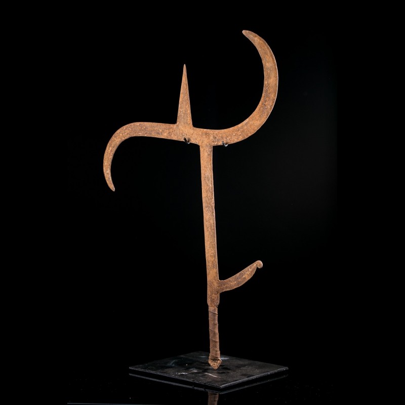 Iron primitive currency - Ngombe - Congo - traditional african art 00273