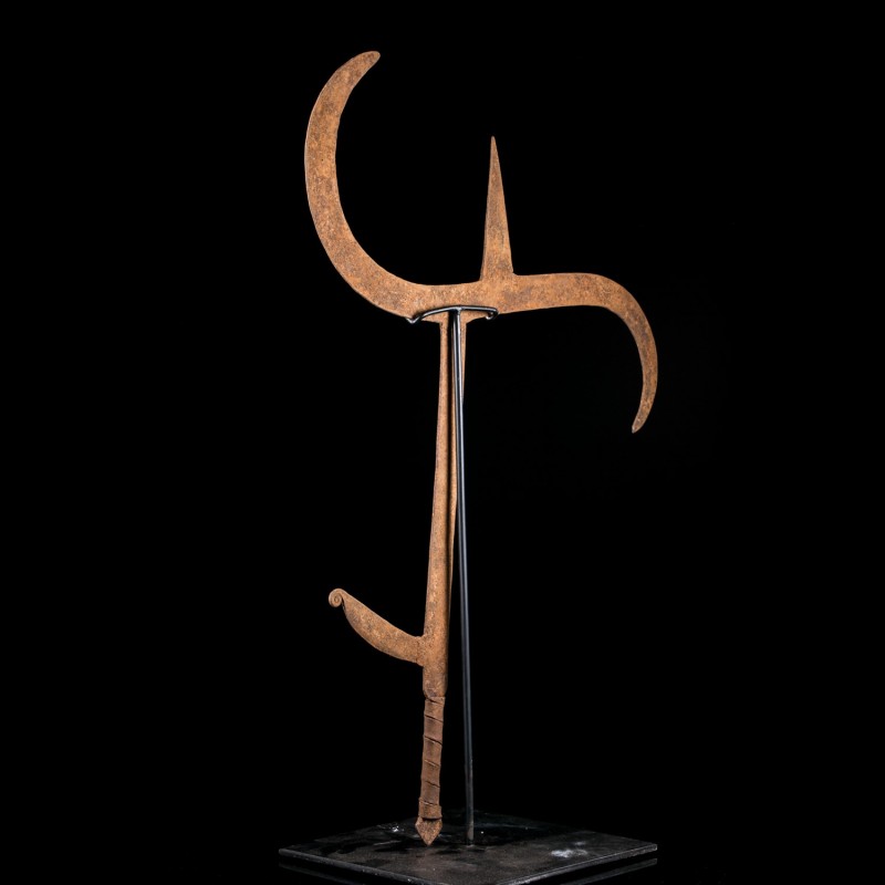 Iron primitive currency - Ngombe - Congo - traditional african art 00273