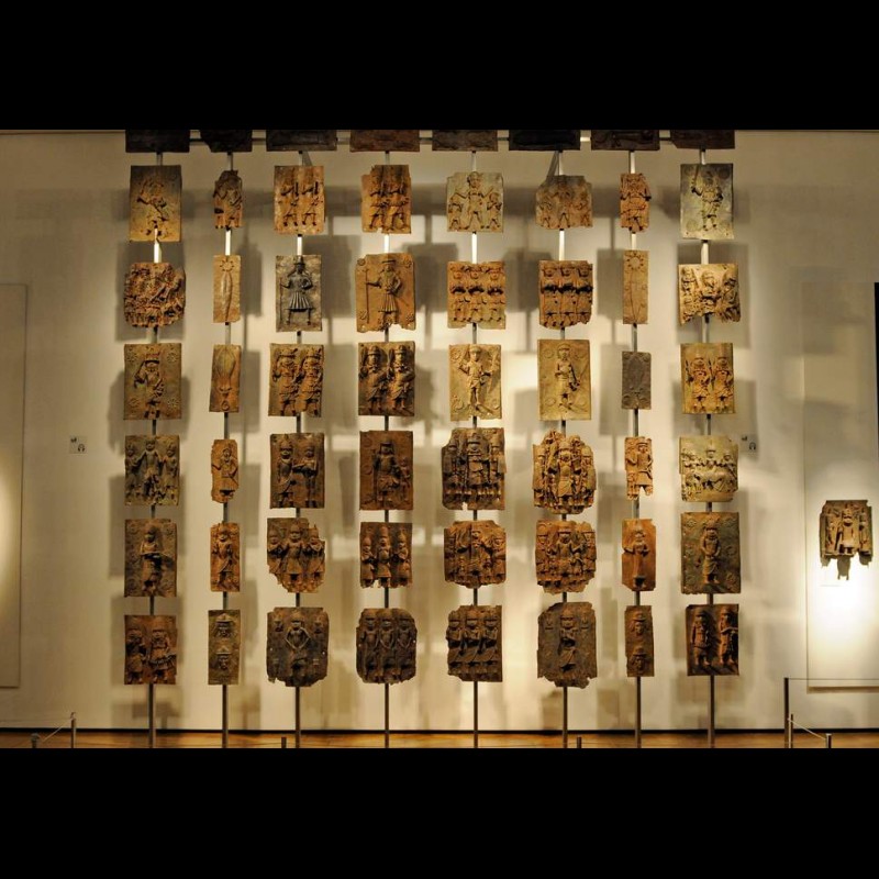 Bronze plaque Kingdom Bini Edo - African bronze Art Heritage Gallery