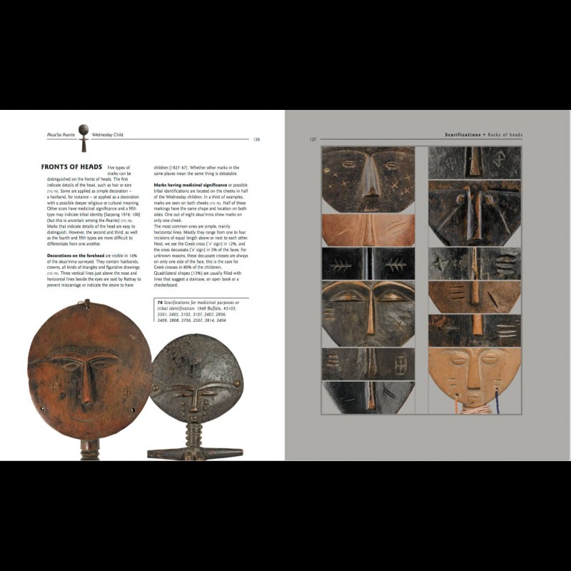 Asante Akan Akua'ba doll - African figure Ghana Art