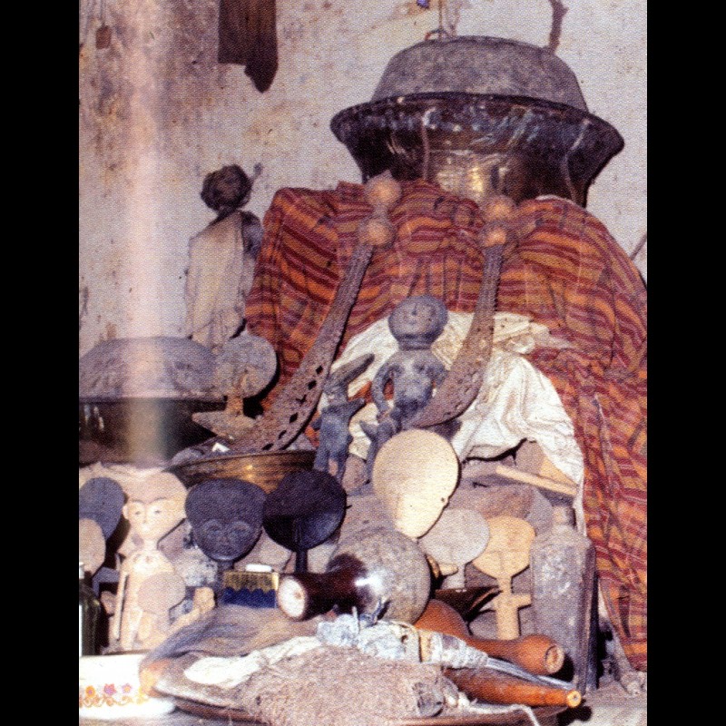 Asante Akan Akua'ba doll - African figure Ghana Art