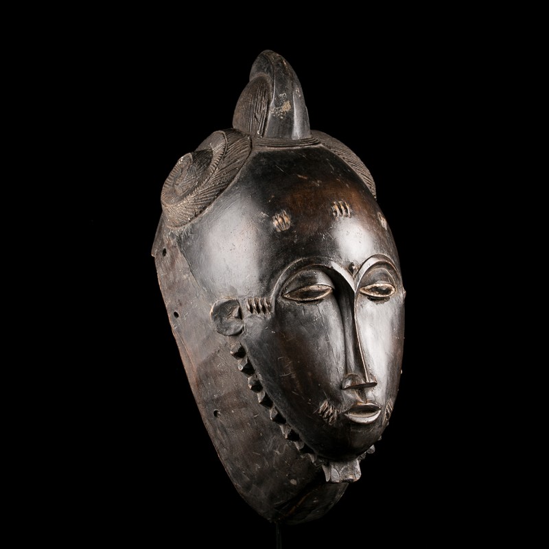 Baule Mblo mask - Ivory Coast african mask Art Heritage Gallery