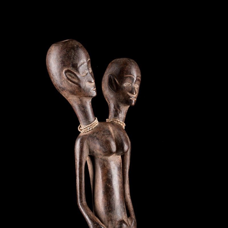 Statue Nyamwezi bicéphale - Statues africaines de Tanzanie - Héritage ...