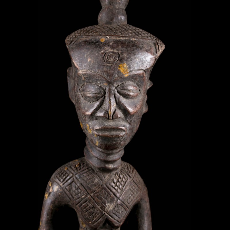 Chief figure - Ndengese Kuba Bushoong - Congo - traditional african art ...