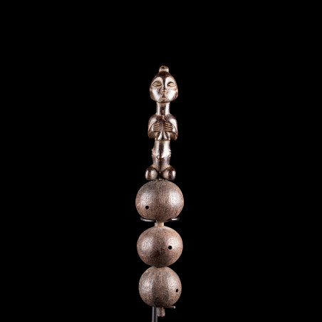 Luba Minyange rattle - Divination in african art of the Congo
