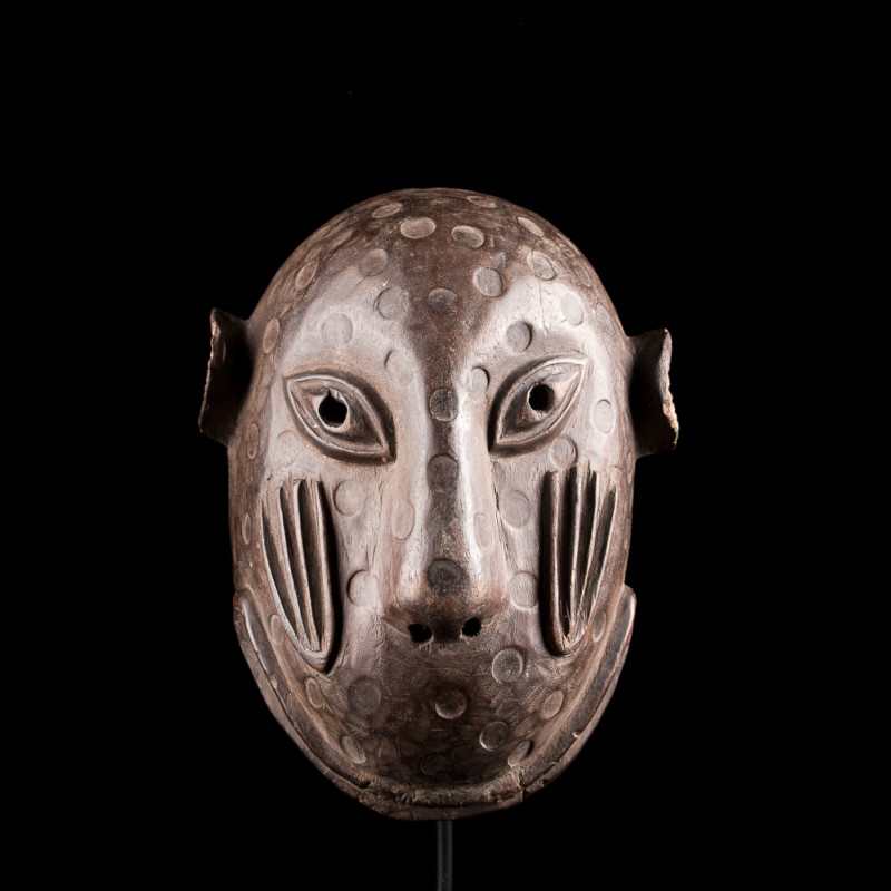 Edo leopard head Nigeria - African Art Gallery Heritage