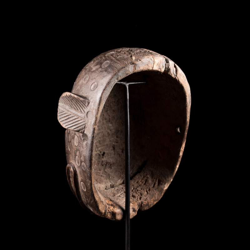 Tête de léopard Edo - Art Africain Traditionnel Galerie Héritage