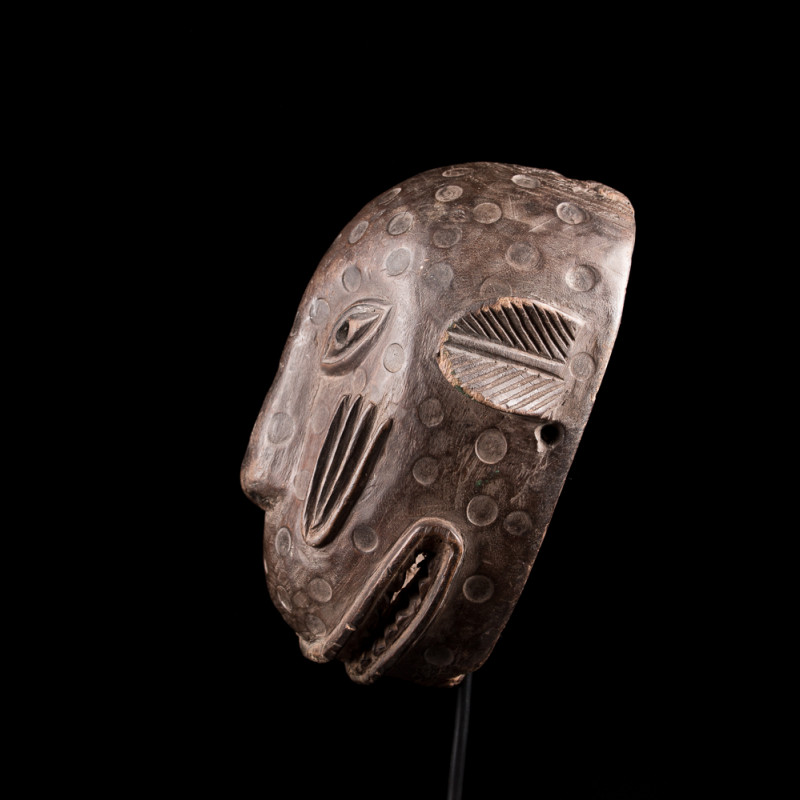 Tête de léopard Edo - Art Africain Traditionnel Galerie Héritage