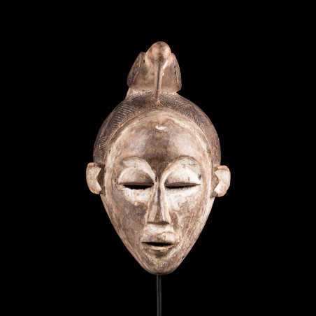 Suku Hemba mask - African art masks from Mukanda initiation in Congo