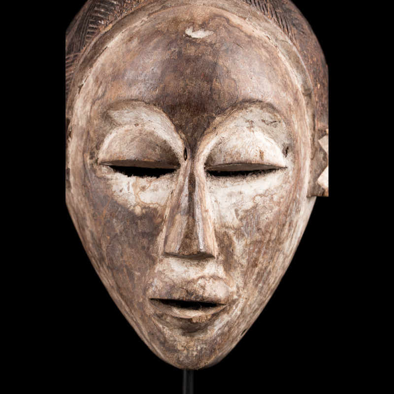 Suku Hemba mask - African art masks from Mukanda initiation in Congo