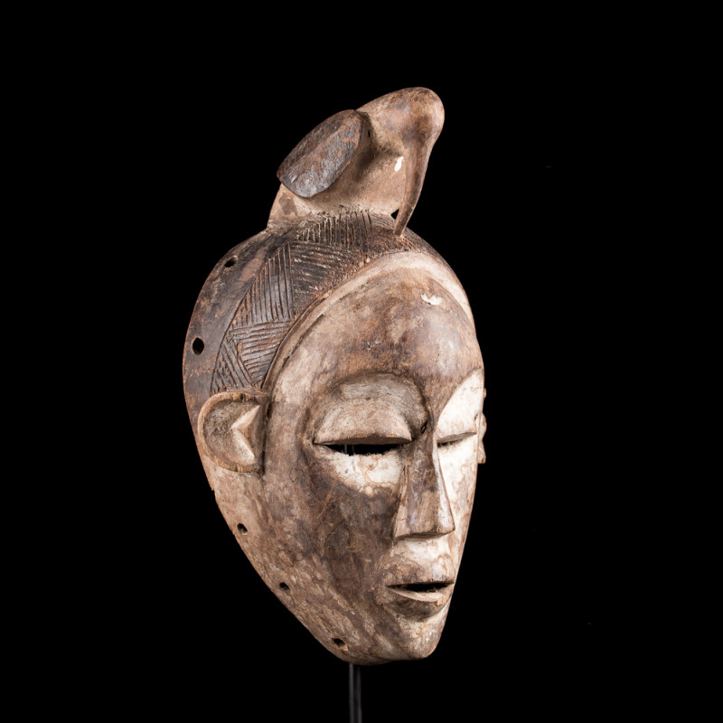 Suku Hemba mask - African art masks from Mukanda initiation in Congo