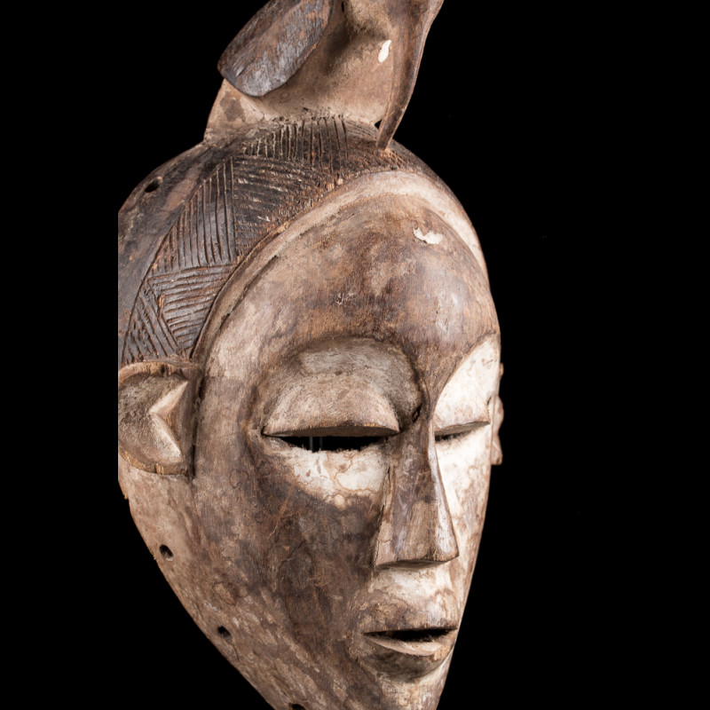 Suku Hemba mask - African art masks from Mukanda initiation in Congo