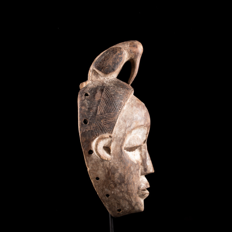 Suku Hemba mask - African art masks from Mukanda initiation in Congo