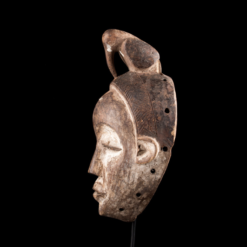 Suku Hemba mask - African art masks from Mukanda initiation in Congo