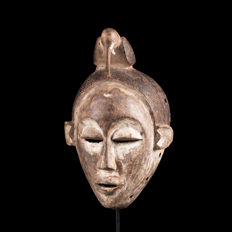 Suku Hemba mask - African art masks from Mukanda initiation in Congo